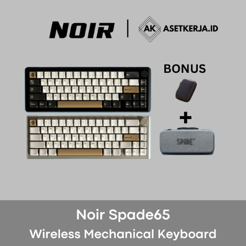Jual Noir Spade65 / Spade-65 Alunum Wireless Mechanical Keyboard Gasket ...