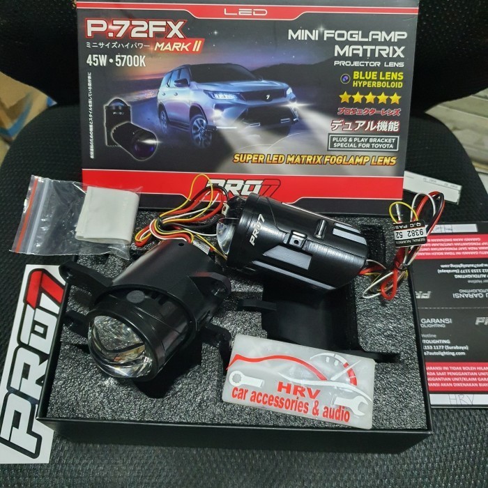 Jual Foglamp Projector 2inch Pro7 P72FX Mark2, Fortuner Vrz/GR, Yaris ...