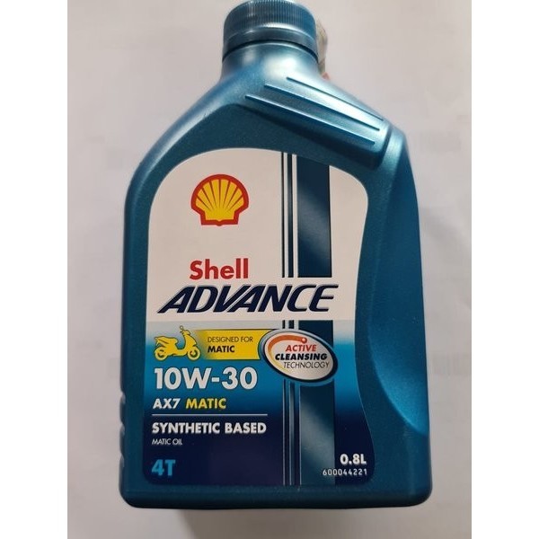 Jual Oli Shell Ax7 Matic 0.8L Dan 1L 10W-30 10W-40 Oli Motor Shell Oli ...