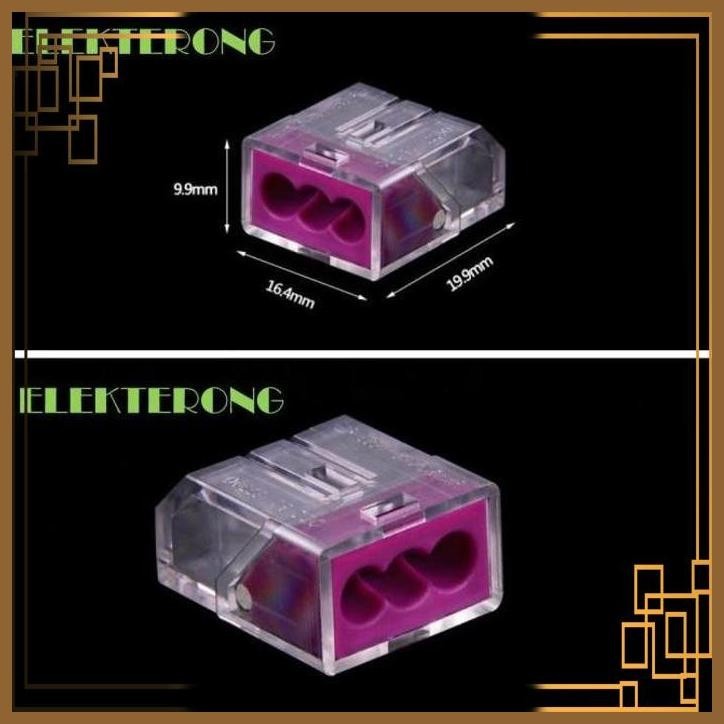 Jual [ETR] Connector Junction Box 3 PIN / Konduktor Terminal Block 3 ...
