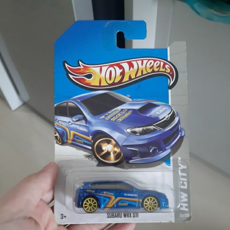 Jual Hot Wheels Subaru WRX STI Velg 10 Blue Biru | Shopee Indonesia