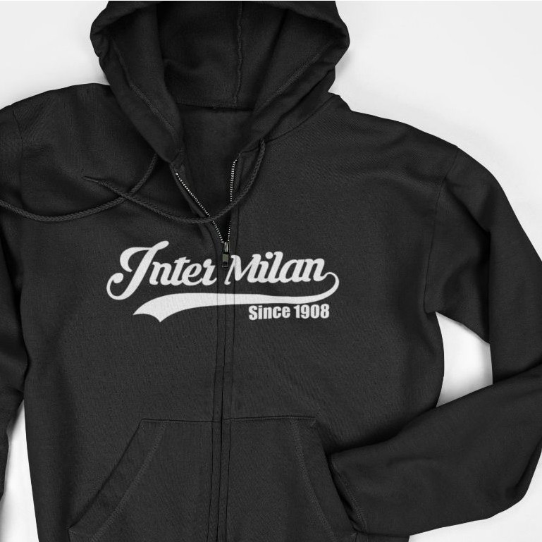 Jual Jaket Hoodie Zipper - Inter Milan Since 1908 (black) | Shopee ...