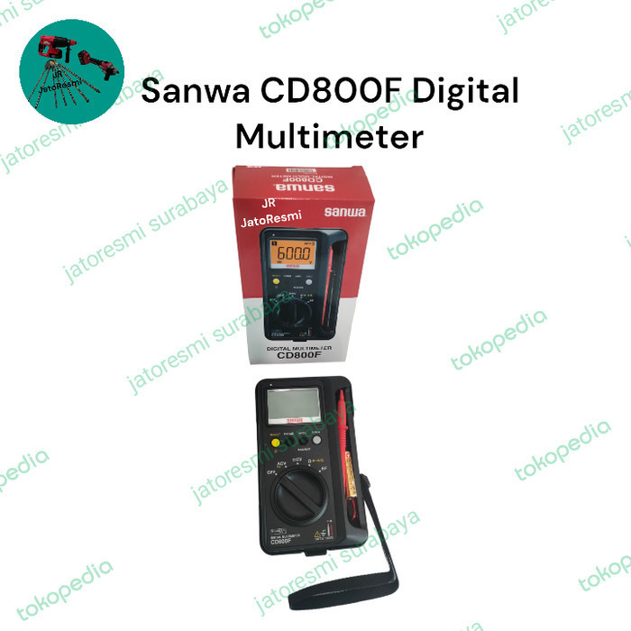 Jual \\\\\] Sanwa CD800F Digital Multimeter Made In China Avometer Digital Sanwa | Shopee Indonesia