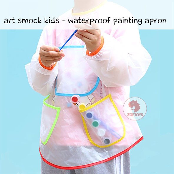 Jual Zoetoys Art Smock Kids - Waterproof Painting Apron | Peralatan ...