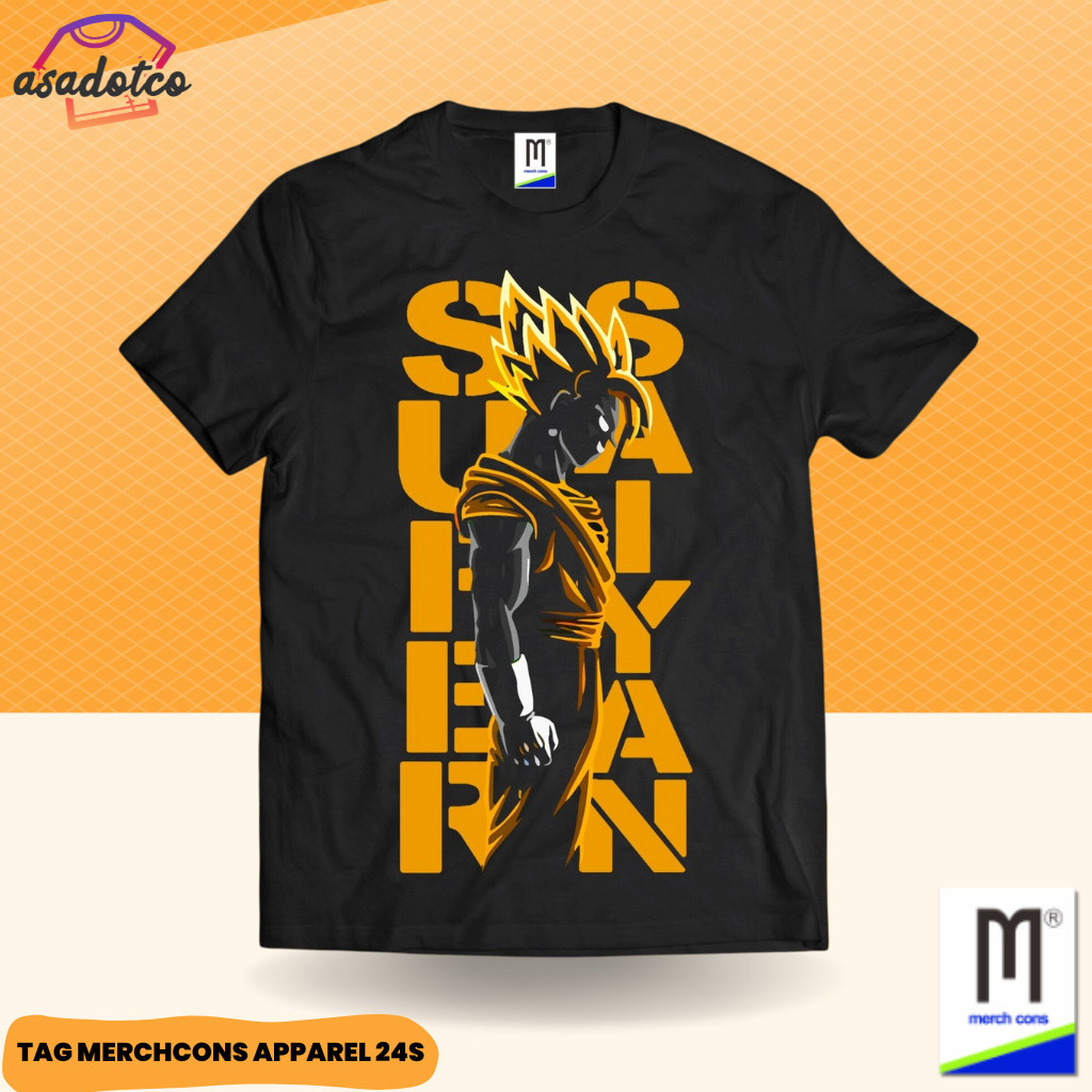 Jual Kaos Anime SUPER SAIYAN DRAGON BALL Pria/Wanita Size Luar - Tag ...
