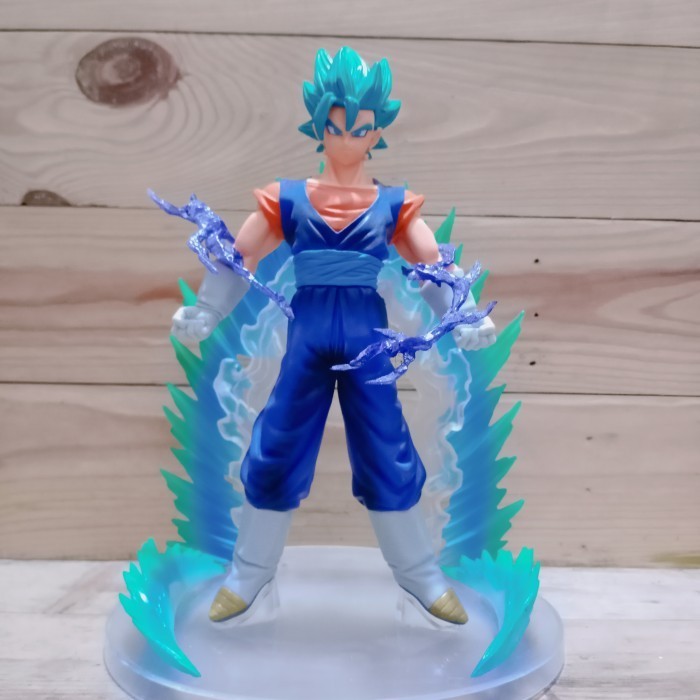 Jual TOP figur vegito blue aura effect goku vegeta fusion potara dragon ...