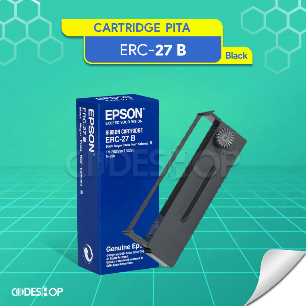 Jual Tinta Ribbon ERC-27B Hitam Printer Kertas Nota NCR | Shopee Indonesia