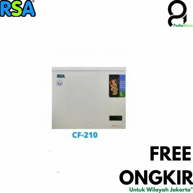 Jual [Garansi] Rsa Chest Freezer Cf-210 Mini Freezer Box Cf210 199 ...