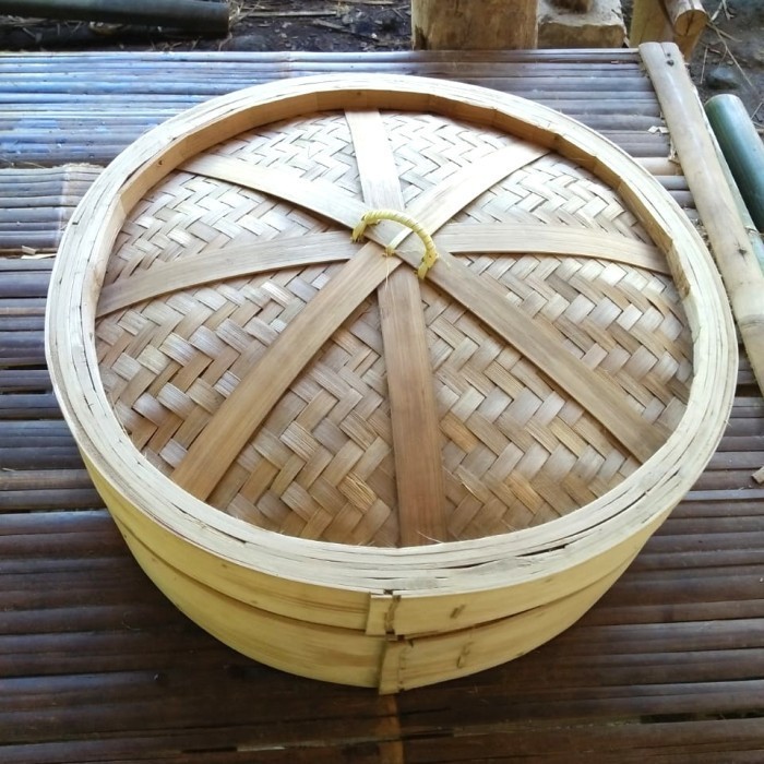 Jual Klakat Dimsum 40 cm Steamer Dimsum Kalakat Bambu Kukusan K01 ...