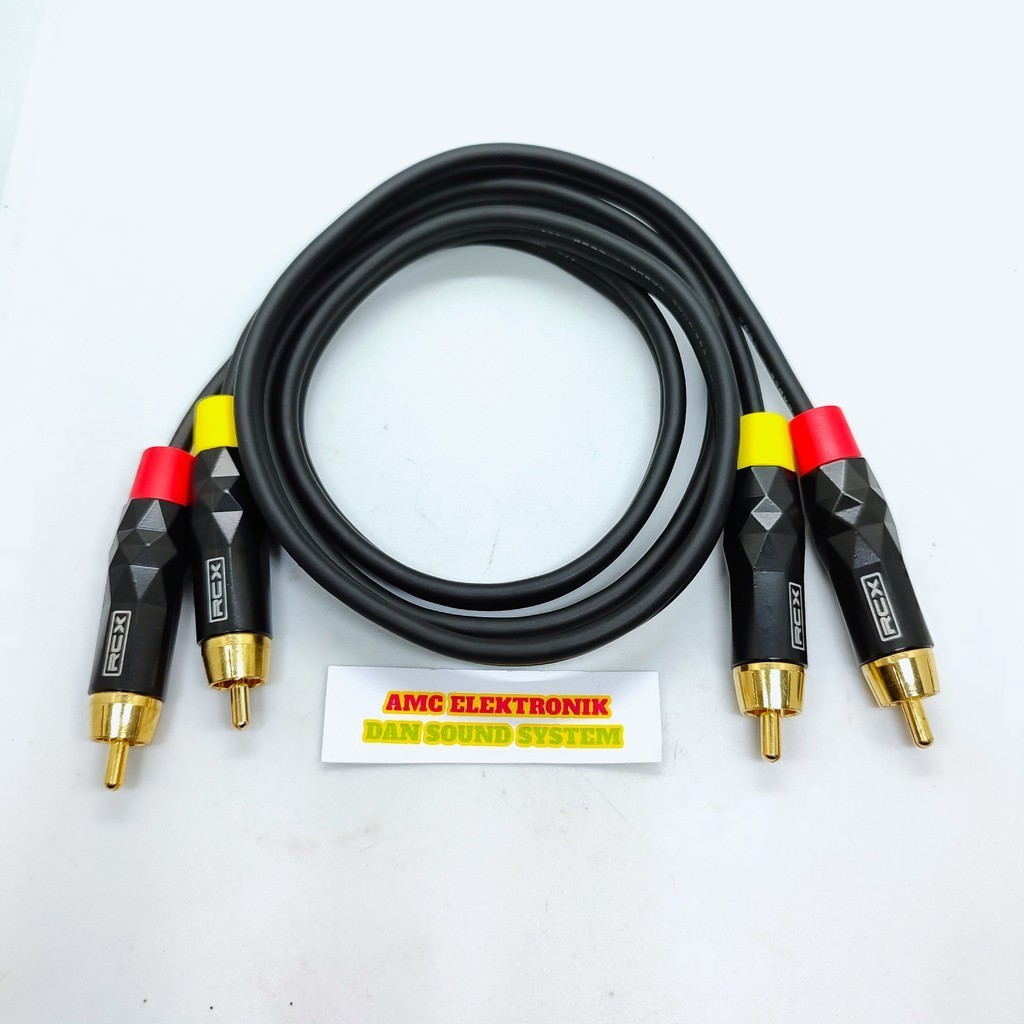 Jual KABEL INPUT RCA 2 JALUR KUALITAS BAGUS JACK RCA MERK RCX | Shopee ...