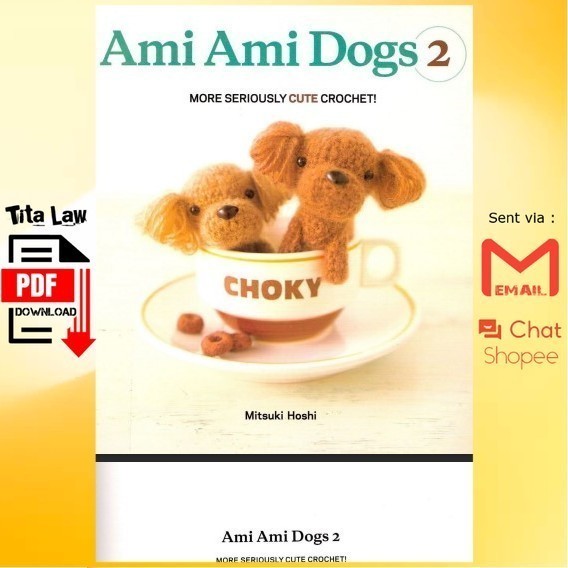 Jual Ami Ami Dogs 2 More Seriously Cute Crochet (2 crocket,amigurumi ...