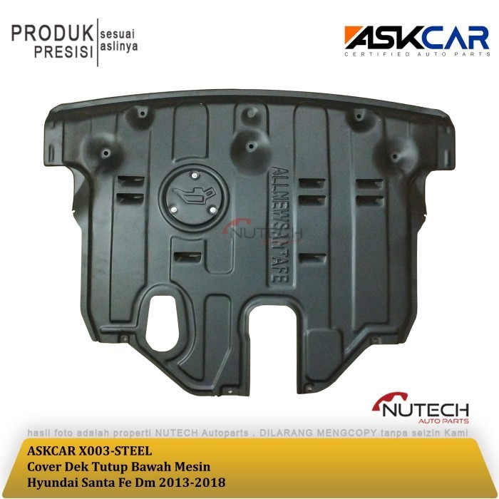 Jual Cover Dek Tutup Bawah Mesin Hyundai Santa Fe Dm 2013-2018 | Shopee ...