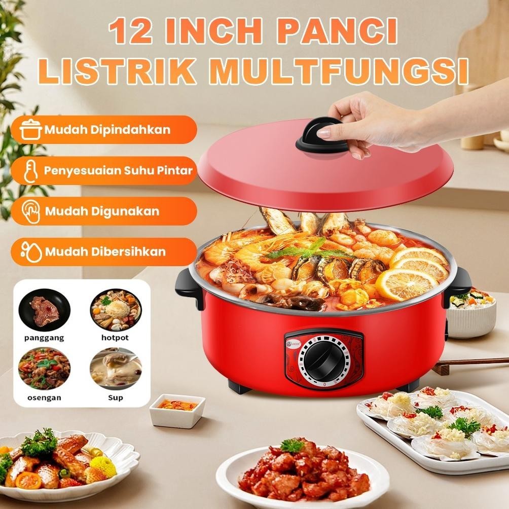 Jual Panci Listrik Serbaguna Multifungsi/Panci Listrik Low Watt/Panci ...