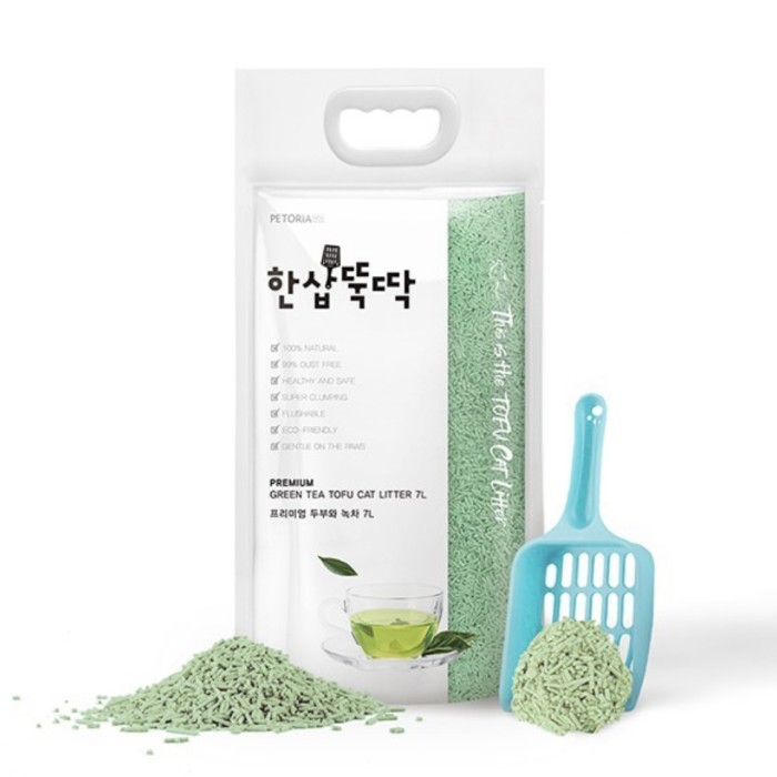 Jual Petoria Tofu Cat Litter Green Tea Jumbo Pack 4.9Kg/7L | Shopee ...
