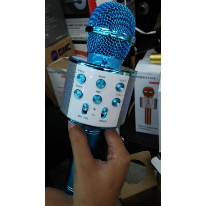 Jual karaoke Bluetooth mic wireless Mike mic wireless karaoke Mike mic ...