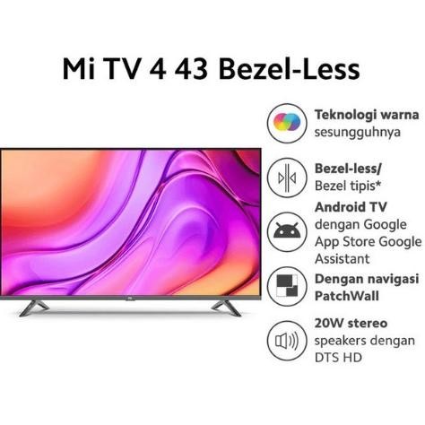 Jual [Baru] Mi Tv Xiaomi L43M6-Ei Android Tv 43 Inch Uhd 4K Bezzelles Design Promo | Shopee ...