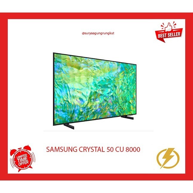 Jual LED SMART TV SAMSUNG CRYSTAL UHD 4K- 50 CU 8000 | Shopee Indonesia
