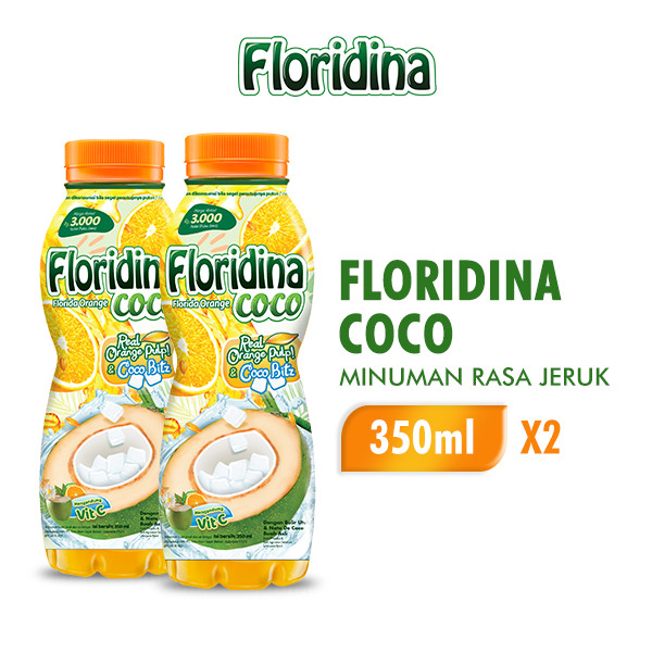 Jual Floridina Coco Botol 350 ml x2 | Shopee Indonesia