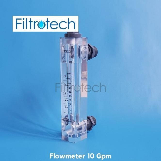Jual Presion Flowmeter Rotameter Air 10 Gpm, 16 Gpm, 20 Gpm | Shopee ...