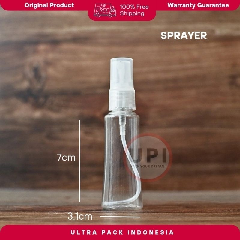 Jual Kemasan Botol Mist Spray - BOTOL PET VT 40ML CLEAR + SPRAYER ...