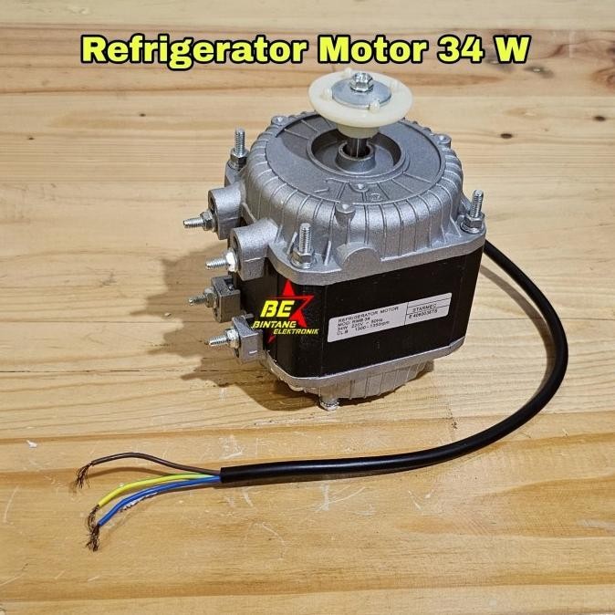 Jual Baru!! Fan Motor Condensor Kulkas Showcase 34 Watt Dinamo ...