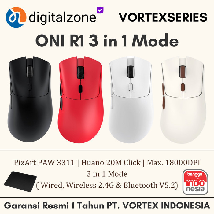 Jual Mouse Vortex ONI R1 Vortexseries R1 Vortex R1 Wireless Gaming ...