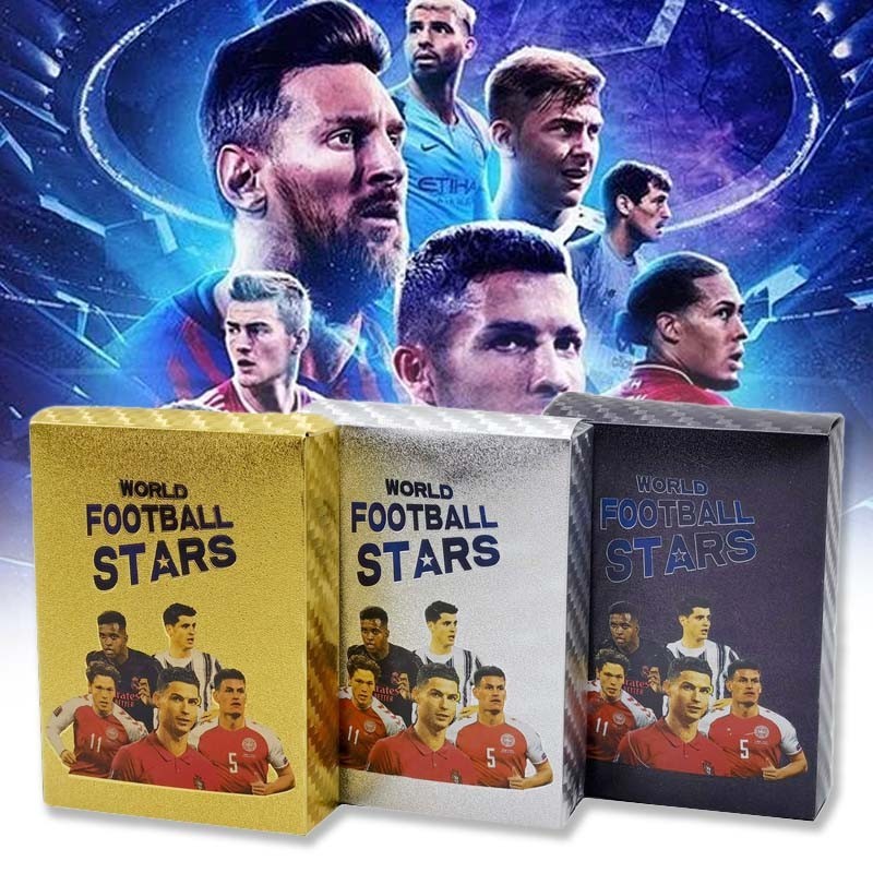 Jual 55pcs Kartu Bintang Sepak Bola Kartu Bola Euro 2024 World Football ...