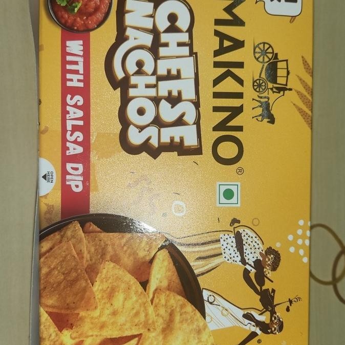 Jual MAKINO CHEESE NACHOS ( WITH SALSA DIP ) FUN BOX 77 GM | Shopee ...