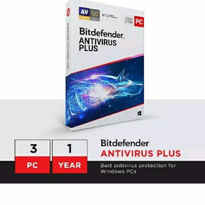 Jual Bit Defender Security Anti Virus Plus 3 PC 1 year | Shopee Indonesia