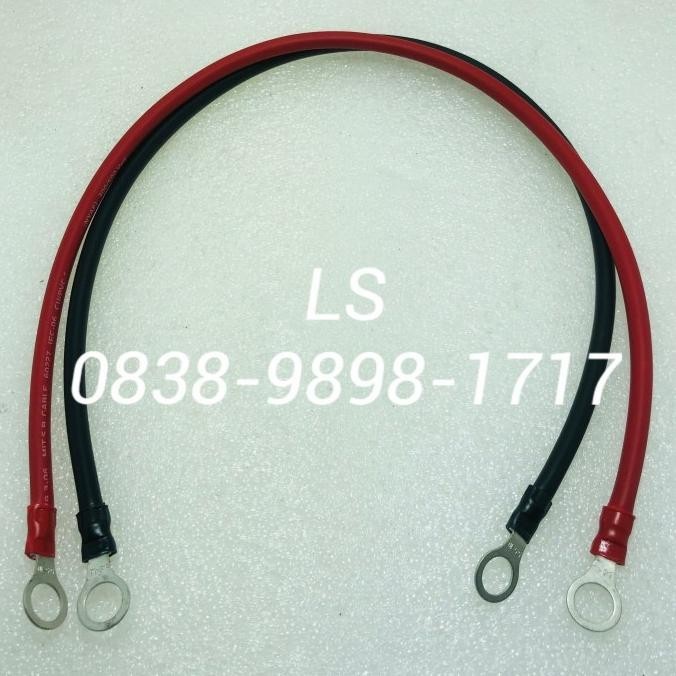 Jual Kabel Aki 2X10Mm2 Jumper Aki Panjang 1M Sepasang (Merah+Hitam ...