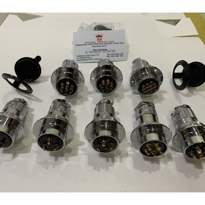 Jual Connector Konektor Conector Besi Cb 30Mm 8Pin (Kaki) | Shopee ...