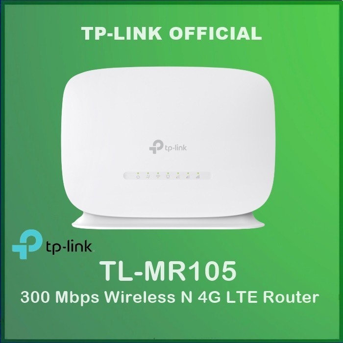 Jual Tp-Link Tl-Mr105 300 Mbps Wireless N 4G Lte Router Tl Mr105 ...