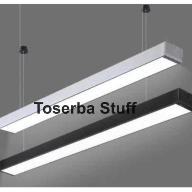 Jual Lampu Gantung Linear Panjang Putih Ukuran 120Cm 120 Cm Isi 18W Led ...