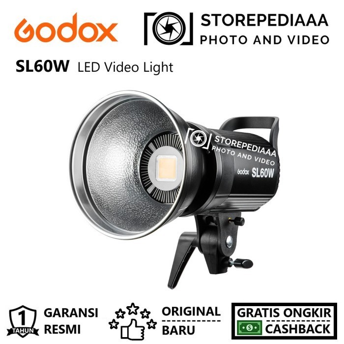 Jual Godox Sl60W Sl Series Video Light White Led Sl60 Sl-60W Sl60-W ...