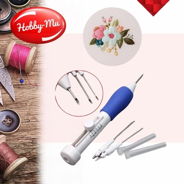Jual Alat Menyulam - rdir Pena - Punch Needle Set | Shopee Indonesia