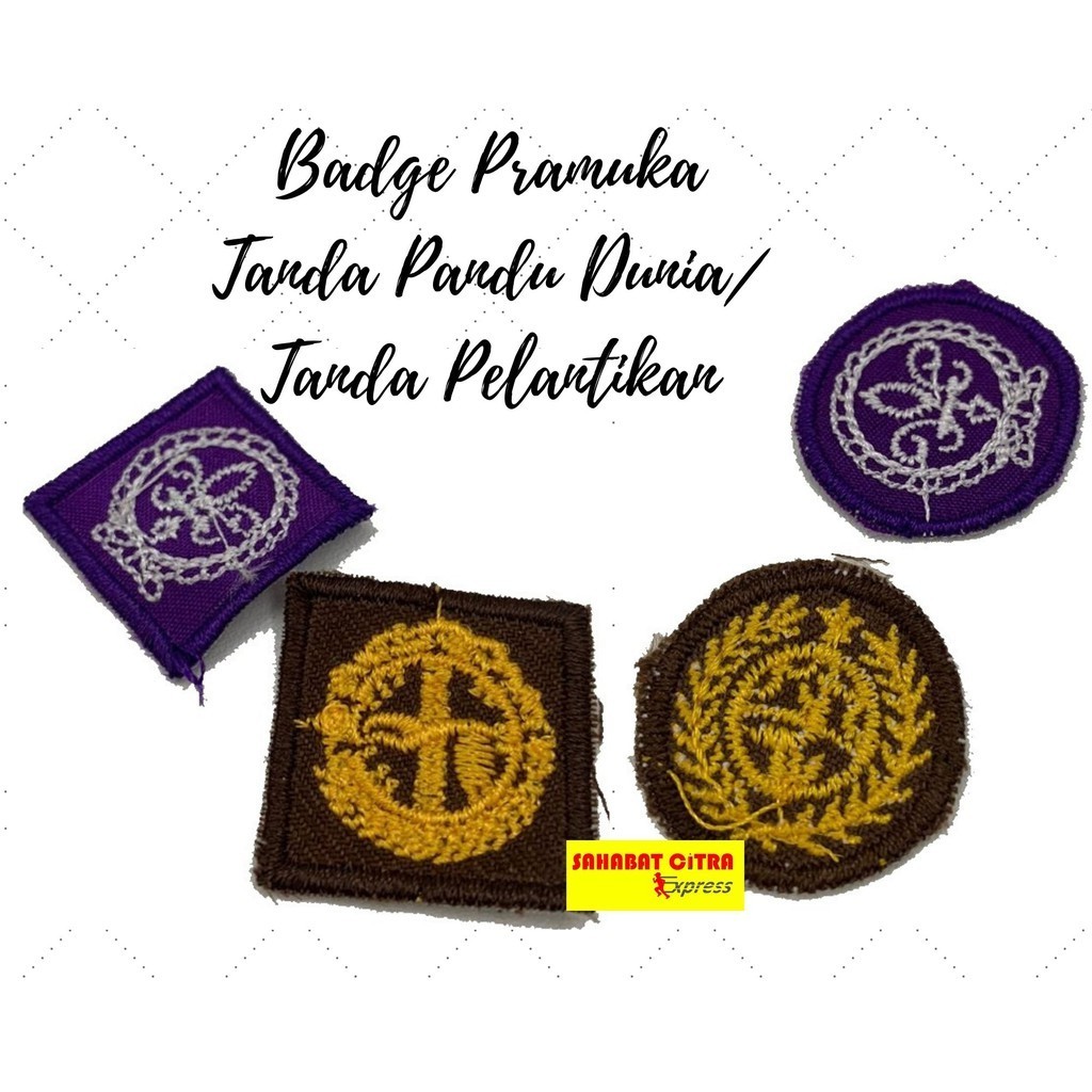 Jual BADGE PRAMUKA TANDA PANDU DUNIA / TANDA PELANTIKAN | Shopee Indonesia
