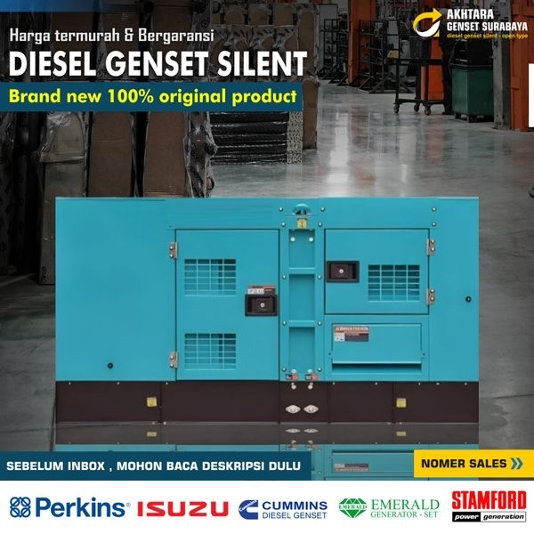 Jual Harga Genset Silent 100 Kva Perkins / Cummins / Isuzu / Emerald | Shopee Indonesia