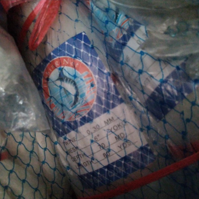 Jual Jaring Ikan Merk Marlin 6" 0.30 70X80 Yoko | Shopee Indonesia