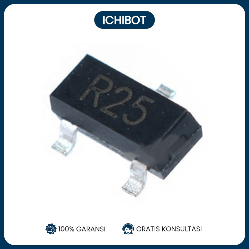 Jual Transistor SMD C3356 2SC3356 NPN R25 SOT-23 Silicon RF HF UHF VHF ...