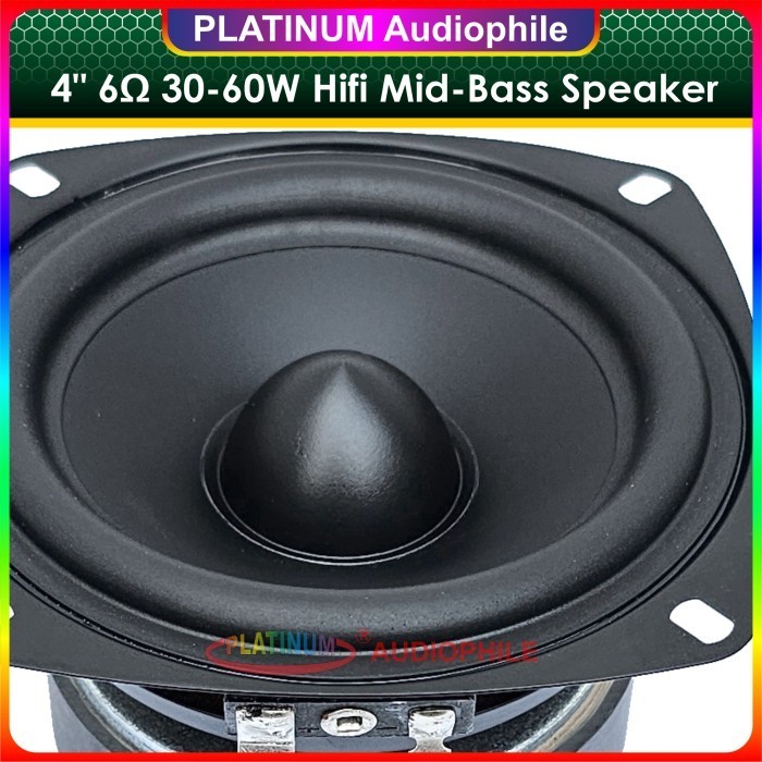 Jual Speaker 4 Inch Mid-Bass Mid-Woofer Hifi 4" Midrange Bass Speker ...