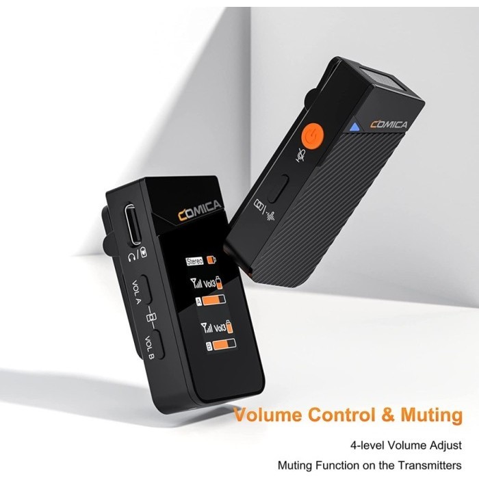 Jual Comica Vimo C3 Dual Mini Wireless Microphone With Charging Case 2 ...