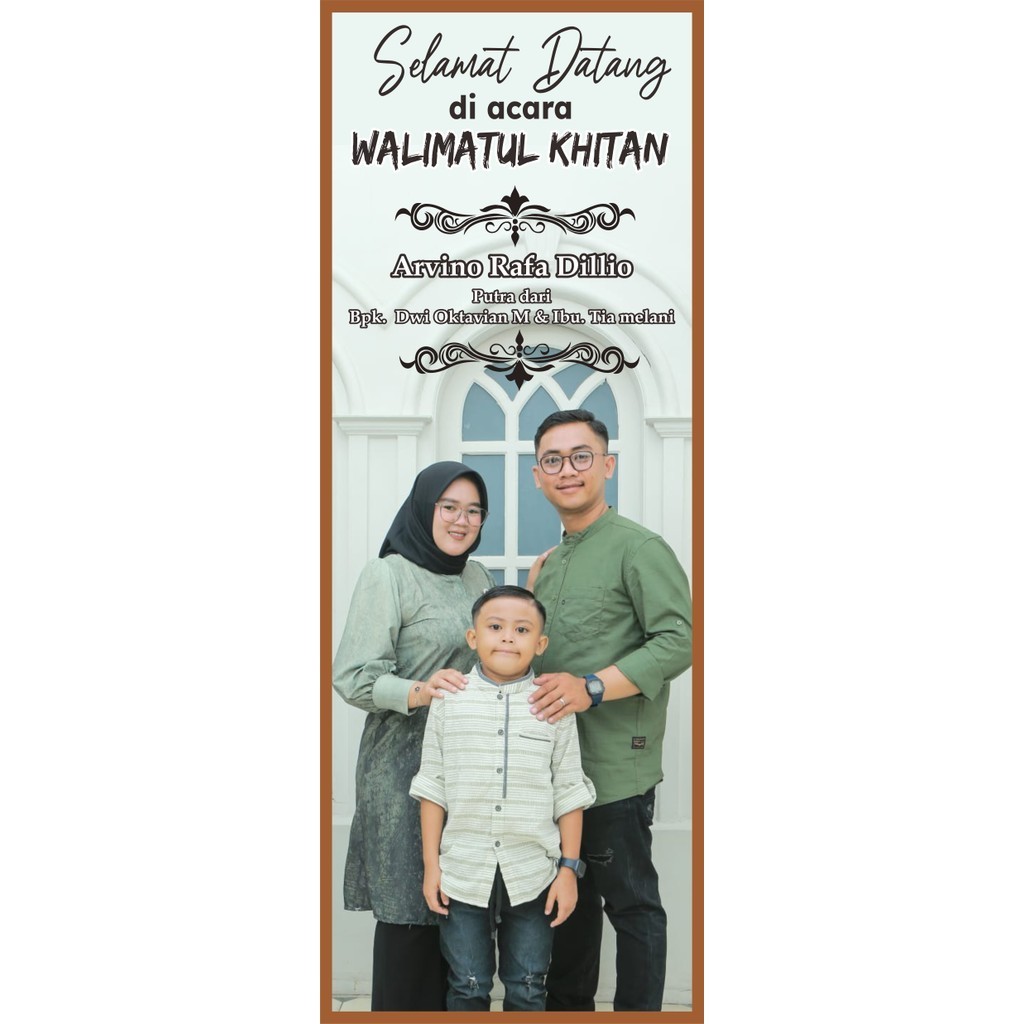 Jual CETAK X BANNER + STANDING / BANNER KHITANAN / BANNER WISUDA ...