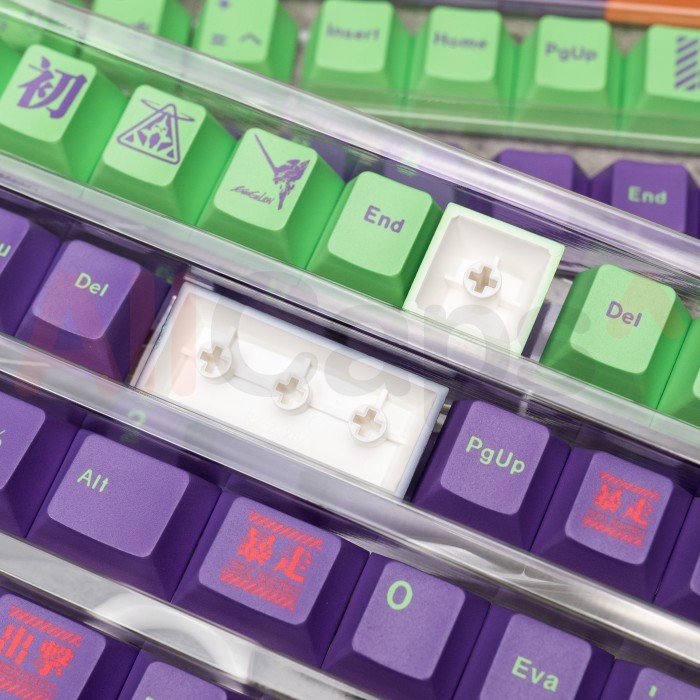 Jual Eva-01 Evangelion Pbt Dye Sub Keycaps | Shopee Indonesia