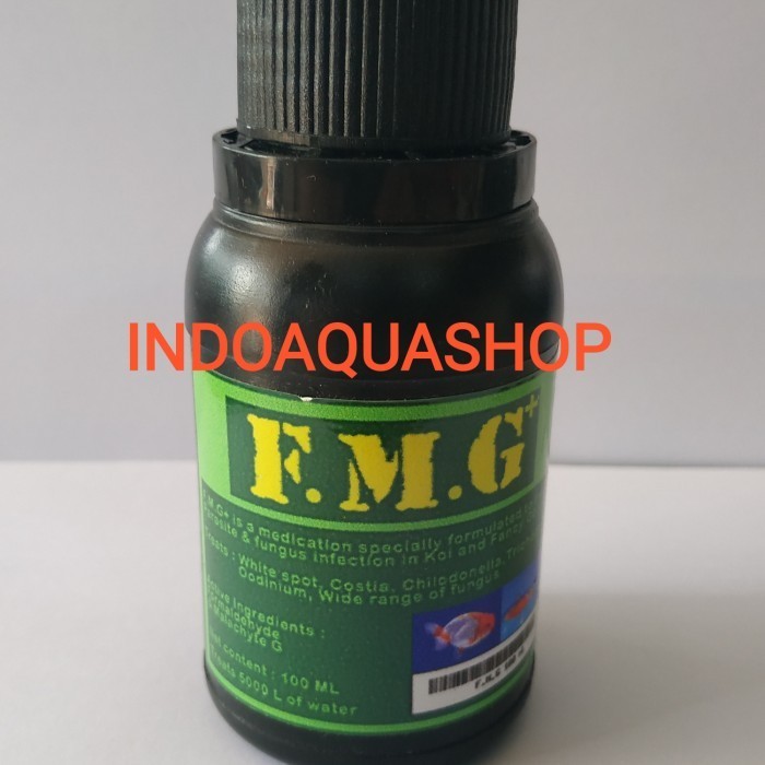 Jual FMG+ OBAT KOI UNTUK FLASHING PARASIT DAN JAMUR 100 ML | Shopee ...