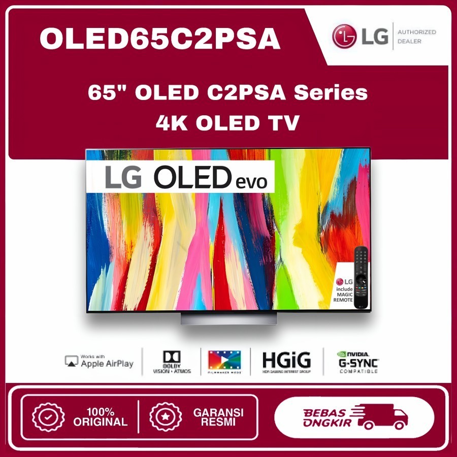Jual TV LG OLED65C2 PSA 65 Inch DIGITAL 4K OLED SMART TV OLED65C2PSA ...