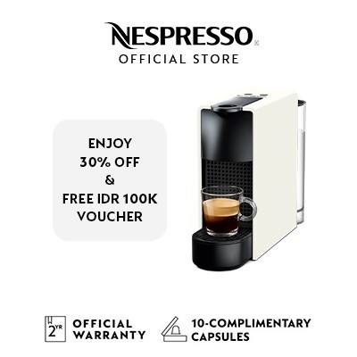 Jual Nespresso Essenza Mini C30 Coffee Machine, White (Mesin Kopi ...