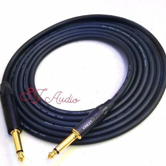 Jual kabel jack gitar listrik silent plug 1 Meter Mogami 2524 Made in ...
