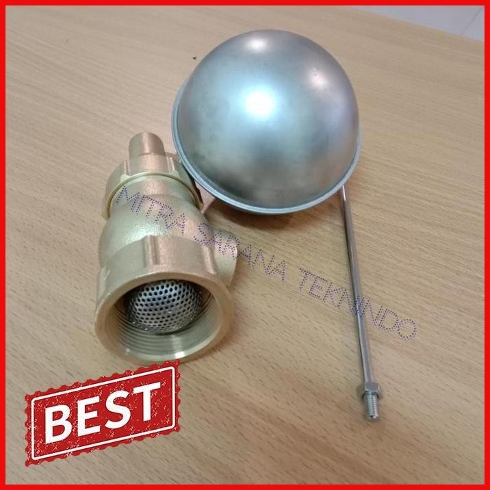 Jual [ADU] FLOATING VALVE KUNINGAN 2" INCHI ( PELAMPUNG TANGKI KUNINGAN ...
