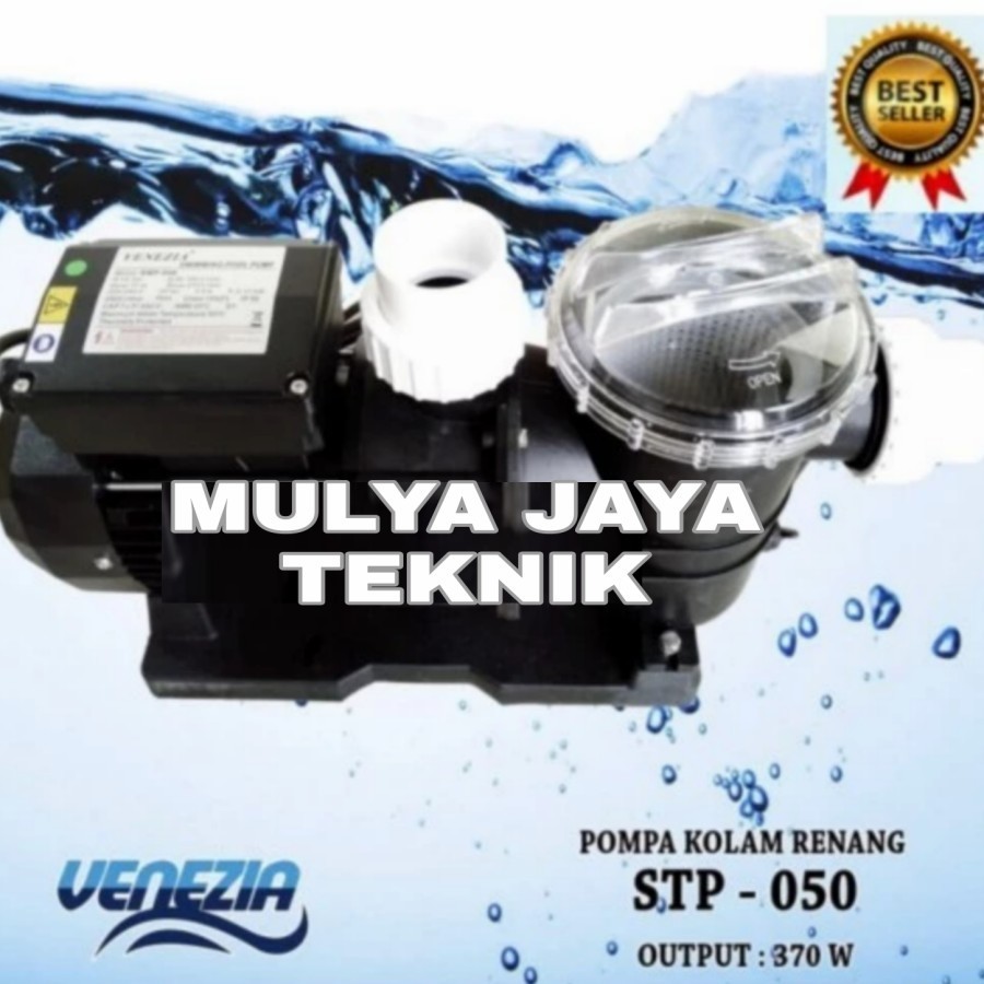 Jual Pompa Kolam Renang 1/2hp Vanezia STP-50 Mesin Pompa vanezia 1/2hp ...