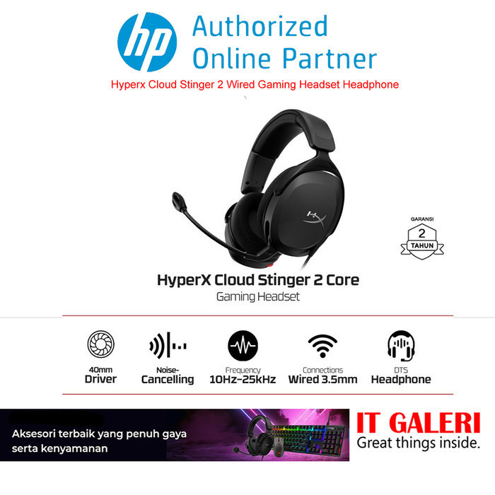 Jual HyperX Cloud Stinger 2 Core Wired | Shopee Indonesia